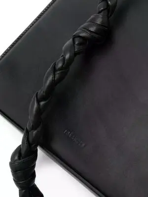 JIL SANDER Tangle Leather Shoulder Bag