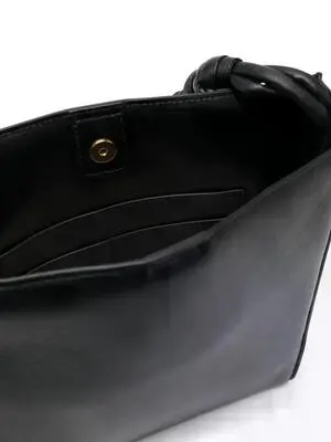 JIL SANDER Tangle Leather Shoulder Bag