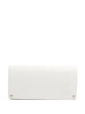 Comme Des Garçons Stud-embellished Leather Wallet - White
