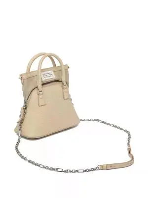 MAISON MARGIELA 5ac Classique Micro Tote Bag - Neutrals