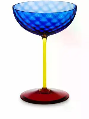 Dolce & Gabbana Hand-blown Murano Champagne Glass - Blue