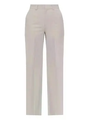 Victoria Beckham Wide-leg Trousers - Neutrals