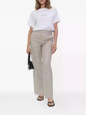 Victoria Beckham Wide-leg Trousers - Neutrals