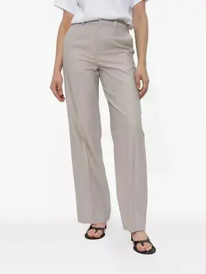 Victoria Beckham Wide-leg Trousers - Neutrals