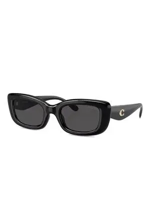 COACH Logo-plaque Rectangle-frame Sunglasses