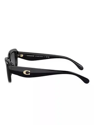 COACH Logo-plaque Rectangle-frame Sunglasses