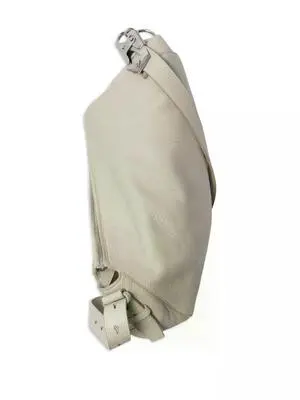 Burberry Knight Leather Shoulder Bag - Grey