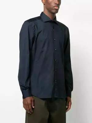 FAY Long-sleeved Cotton Shirt