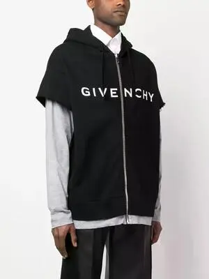 Givenchy Logo-print Layered Hoodie
