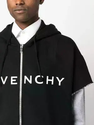 Givenchy Logo-print Layered Hoodie
