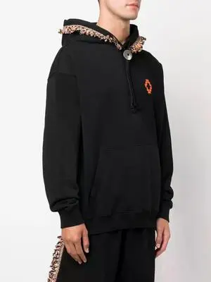 COUNTY OF MILAN Fringed-trim Pullover Hoodie