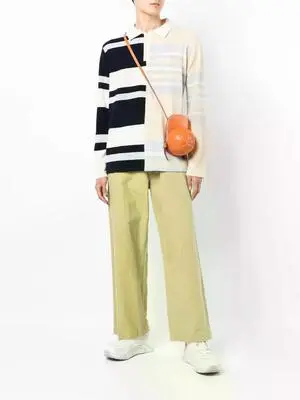 PALMER Split-stripe Polo Shirt
