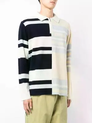 PALMER Split-stripe Polo Shirt
