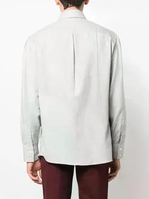 Brunello Cucinelli Long-sleeve Cotton-blend Shirt