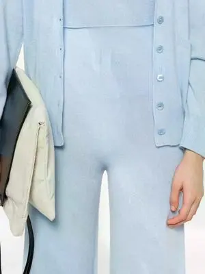 VANISÈ Cashmere Wide-leg Trousers