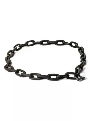 PARTS OF FOUR Charm Chain-link Necklace - Grey