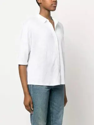 Majestic Filatures Half-length Linen Shirt