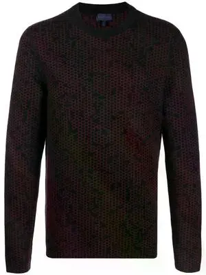 LANVIN Patterned Intarsia-knit Wool Jumper