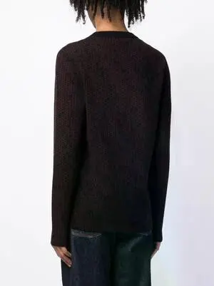 LANVIN Patterned Intarsia-knit Wool Jumper