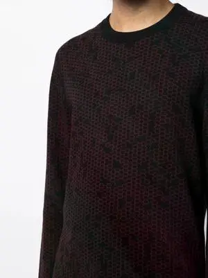 LANVIN Patterned Intarsia-knit Wool Jumper