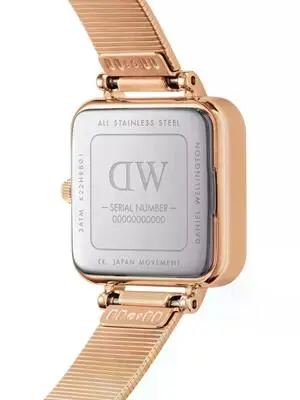 DANIEL WELLINGTON Quadro Studio 22mm Watch - Black