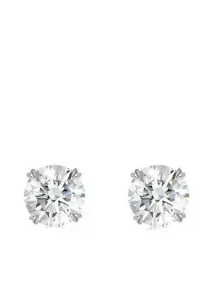 PRAGNELL 18kt White Gold Diamond Windsor Stud Earrings - Silver