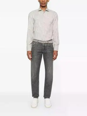 Brunello Cucinelli Paisley-jacquard Shirt