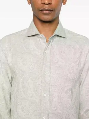 Brunello Cucinelli Paisley-jacquard Shirt