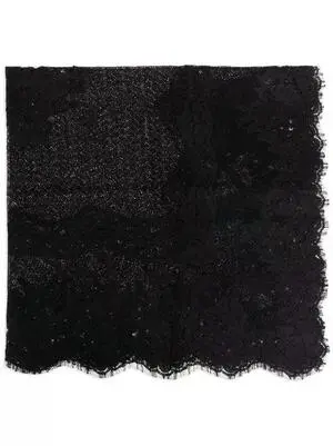 Dolce & Gabbana Lace Scarf - Black
