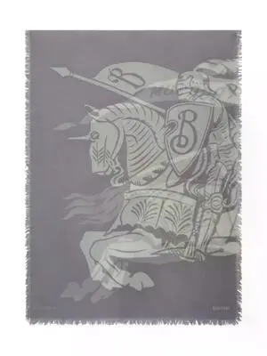 Burberry Wide Knight Wool Scarf