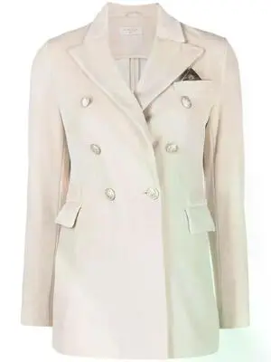 CIRCOLO 1901 Double-breasted Peak Lapel Blazer