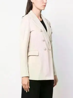 CIRCOLO 1901 Double-breasted Peak Lapel Blazer