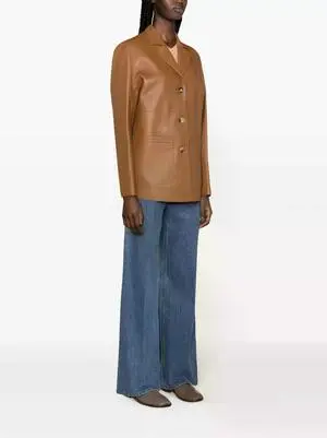TOTEME Notched-lapels Leather Jacket