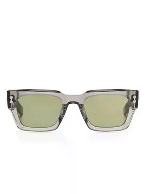 AKONI Cosmo Square Frame Sunglasses - Grey