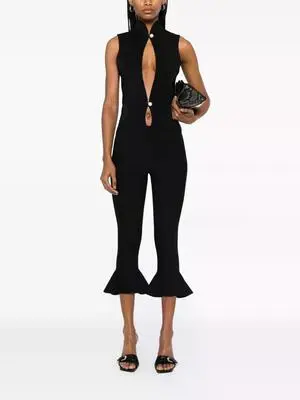 MUGLER Cut-out Detailed Playsuit