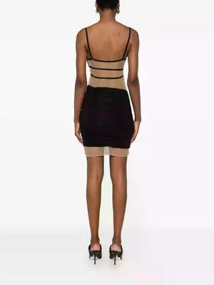NENSI DOJAKA Sheer-panels Mini Dress
