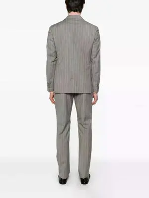 Tagliatore Striped Suit - Grey