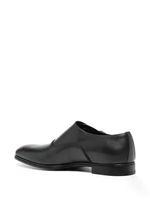 FERRAGAMO Leather Monk Strap Loafers