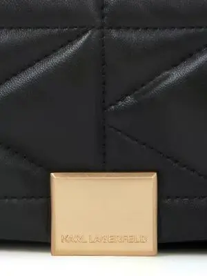 Karl Lagerfeld K/kuilt Quilted Crossbody Bag - Black