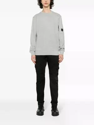 C.P. COMPANY Diagonal Raised Cotton Sweatshirt - Grey