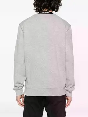C.P. COMPANY Diagonal Raised Cotton Sweatshirt - Grey