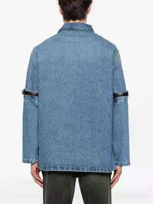 Coperni Logo-buckle Denim Jacket