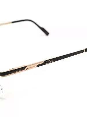 Cazal Metallic Panel Rectangle Glasses