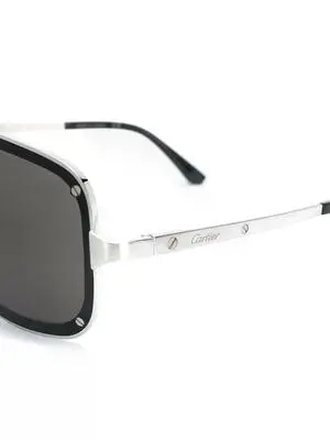 Cartier Santos De Square-frame Sunglasses