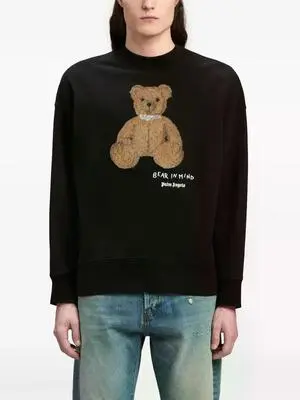 Palm Angels Bear Motif Sweatshirt