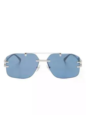 Versace Pilot-frame Sunglasses - Silver