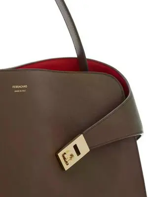FERRAGAMO Medium Hug Shoulder Bag