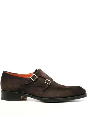 Santoni Block Heel Loafers