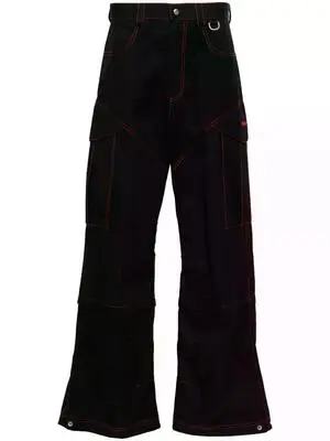 Contrast Stitching Pants For Men
