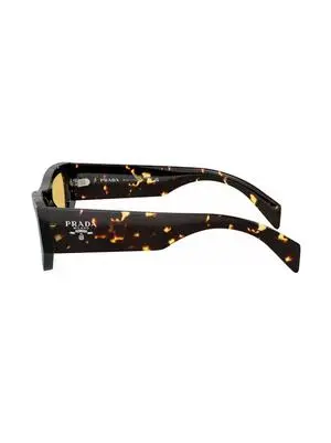 Prada Tortoiseshell-effect Geometric Sunglasses